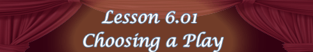 Lesson 6.01 Choosing a Play